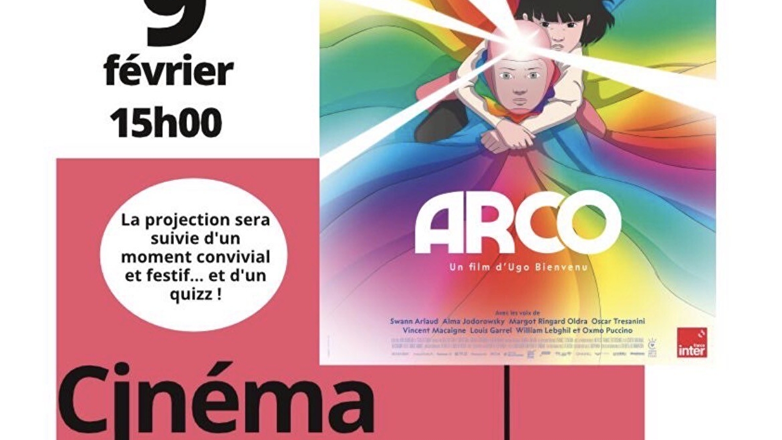 Festival Tournez bobine »ARCO » Séance spéciale – Coup de projecteur ...